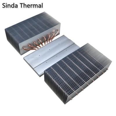 China Sinda Industrial Aluminium Heatsink Extrusion With Heat Pipes for sale