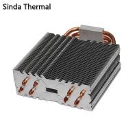 China Sinda Industrial Aluminium Heatsink Extrusion With Heat Pipes for sale