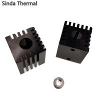 China Aluminum Copper Industrial Heat Sink / Laser Diode Heat Sink Customized for sale