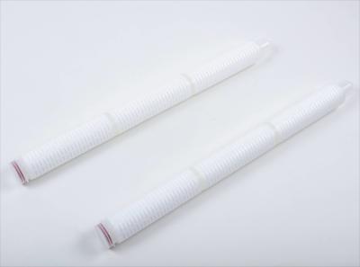 China 1.5μm 30 Inch Glass Fiber Pleated Water Filter Cartridge for Pharmaceutical Air Prefiltration for sale