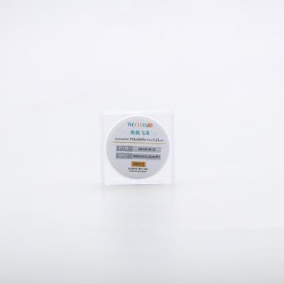 China PO Nanofiber Membrane Discs for Water Liquid Prefiltration 0.22μm 13mm with High Flow Rate and Sterilization Compatibility for sale