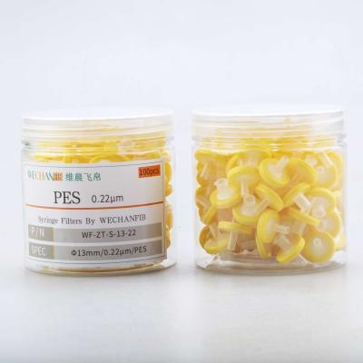 China PES Syringe Filter Capsules 0.22μm 13mm for Water Prefiltration with pH 1-13 Resistance for sale