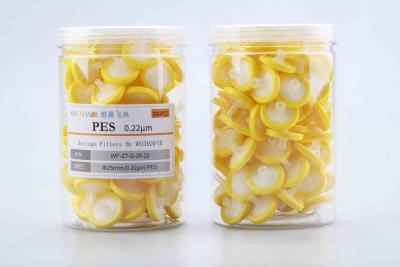 China 0.22μm 33mm PA6 Syringe Filter Capsules for Water Prefiltration with 60ml/min Flow Rate and 60°C Temperature Resistance for sale