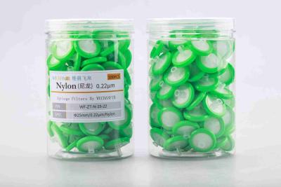 China 25mm 0.22μm PTFE Syringe Filter Capsules for HPLC Sample Preparation with 4cm² Filtration Area for sale