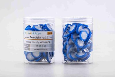 China 13mm 0.22μm PTFE Syringe Filter Capsules for HPLC Sample Preparation and Chemical Filtration for sale
