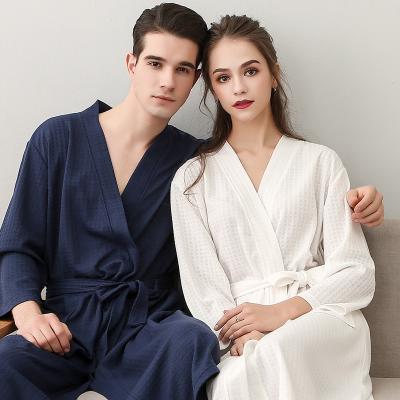 China TY Breathable Custom Made Lightweight High Quality Fleece Bathrobes Solid Color For Woman Waffle Bathrobe Women's Sleepwear for sale