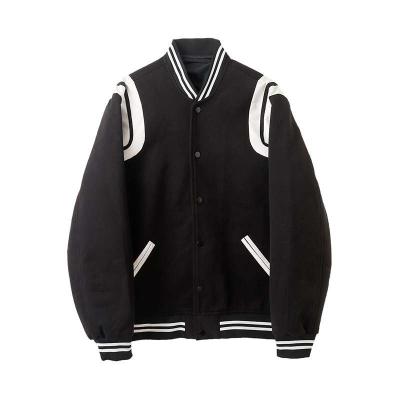 China 2021 Wholesale New Design High Quality Genuine Letterman Varsity Sleeve Jacket Men Breathable Leather Jackets for sale
