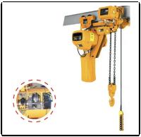 China 380V 3 Phase Chain Hoist Traveling Type 3 Ton Hoist Double Chain for sale