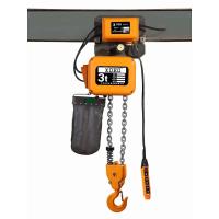 China Double Chain 3 Ton Electric Hoist Single Speed Chain Electric Hoists Traveling Type EQ03-02Y for sale