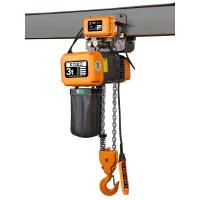 China Double Chain 3 Ton Electric Hoist Single Speed Chain Electric Hoists Traveling Type EQ03-02Y for sale