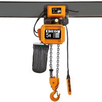 China G80 Grade Alloy Steel Chain Three Phase Electric Hoists IP55 Heavy Duty Electric Chain Hoist 5 Ton for sale