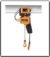 China 1t Electric Crane Hoists Single Chain Trolley Crane Hoist 4m Single lifting for sale