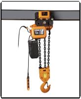 China Three Chain Trolley Hoist 7.5T Electric Trolley Hoists With 3.6KW Lifting Power for sale