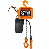 China Dual Speed Hook Chain Hoist Single Chain 5T Electric Hoist EQ05-01S for sale