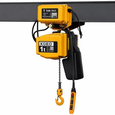 China 1000kg Small Electric Hoists Lightweight Micro Electric Hoist IP55 Motor Precision Lifting Lab Workshop for sale