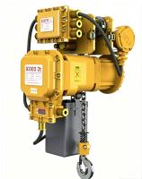 China Exd II CT4 Explosion Proof Electric Hoist 2 Ton Electric Chain Hoist With Motorized Trolley for sale