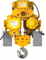 China IP65 Quad Motor Explosion Proof Electric Hoist 380V 20 Ton Electric Hoist Exd II CT4 for sale
