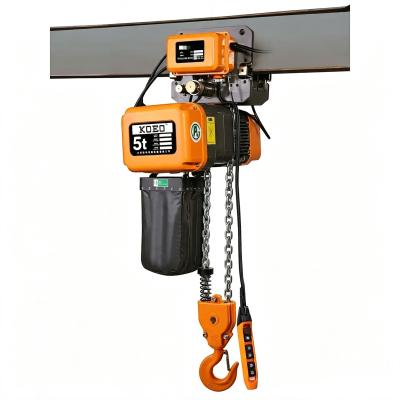 China 5 Ton Industrial Electric Hoist Corrosion Resistant Stainless Steel Electric Chain Hoist IP55 Motor for sale