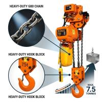 China Three Phase Electric Chain Hoist 2 Ton Warehouse Lifting Machine for Material Handling for sale