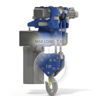 China Three Phase Electric Chain Hoist 2 Ton Warehouse Lifting Machine for Material Handling for sale