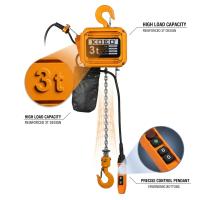 China Heavy Duty Electric Chain Hoist 3 Ton Industrial Lifting Equipment with Overload Protection for sale