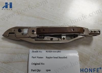 China Rapier HONFE-Loom Loom Spare Parts Head Knurled With Grooved for sale