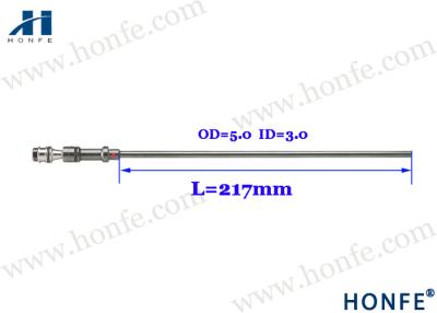 China Main Nozzle Pipe  Air Jet Loom Spare Parts Red L=217mm OD=5.0 ID=3.0 for sale