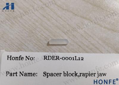China Jaw Rapier Loom Spare Parts HONFE-Loom Textile Machine Spacer Block for sale