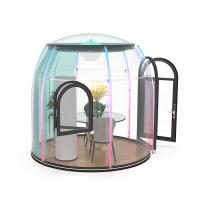 China Fuzzy Logic Control Wind Resistance Polycarbonate Dome Oval Dining Bubble Tent for sale