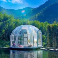 China Height 2 7m Clear Bubble Tents IEC 61558 Certified Power Distribution for sale