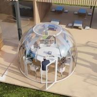 China Fuzzy Logic Control Diameter 4m UV Diameter Bubble Tent Thermal Management for sale