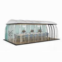 China Programmable Garden Bubble Tent 360 Degree Rain Zero Maintenance for sale