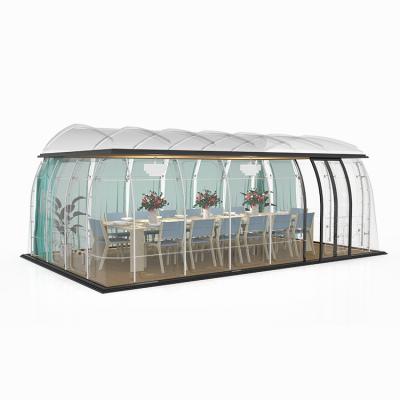 China Programmable Garden Bubble Tent 360 Degree Rain Zero Maintenance for sale