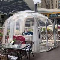 China Zero Voltage Switching 220kg 100 UV Garden Bubble Tent Space Saving for sale