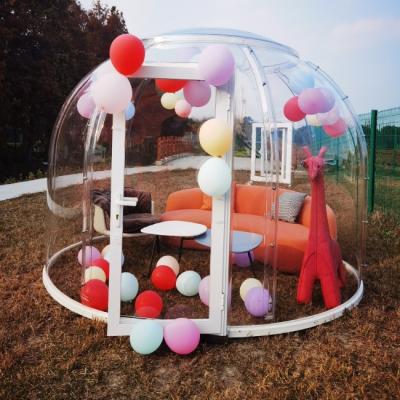 China Rugged Bubble Tent Hotel 3m Clear Dome Rohs Compliant Fast Dynamics for sale