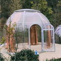 China Low Leakage Polycarbonate Flexible Convenient 6m Geodesic Dome for sale