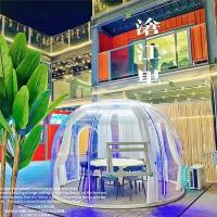 China Sound Insulation Transparent Tent 360 6m Geodesic Dome Waterproof Transient Voltage Suppression for sale