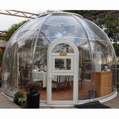China Diameter 5m Garden Igloo Lightweight Bubble Tent Ho Culus Listed for sale