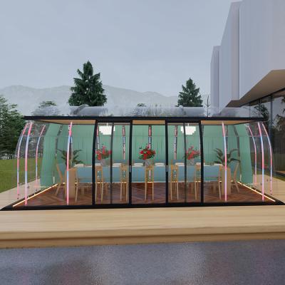 China Vector Control Aluminium Prefabricated PC Aluminium Bubble Tent for sale