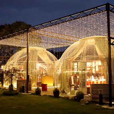 China Prefab Glamping Dome Prefab Glamping Dome Diameter 5m Waterproof Compact Footprint for sale
