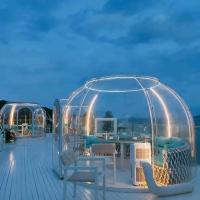 China Free Standing 10x10 Transparent Tent Free Standing 10x10 Low Loss for sale