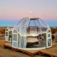 China PC Transparent Round Tent Transparent Round Bubble Temperature Compensation for sale