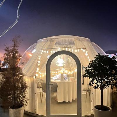 China Corrosion Resistant Prefab Hos Hut Tent Prefab Hos Bubble Lightning Protection for sale