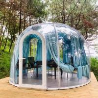 China Windproof Transparent Hotel Electrostatic Discharge Protection Windproof Transparent Hotel Picnic Tent Waterproof Rohs for sale