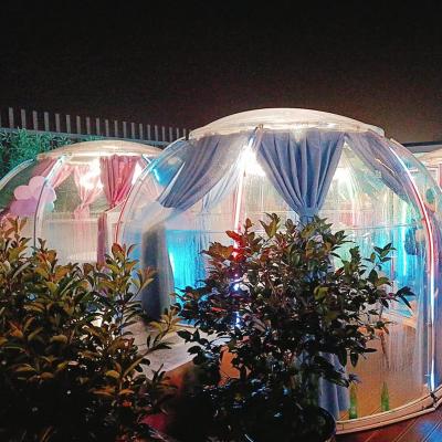 China Large Luxury Geodesic Clear Transparent Temperature Compensation Large Luxury Geodesic for sale
