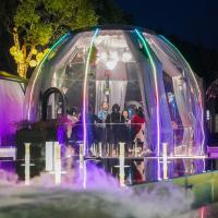 China Prefab Glamping Geodesic Dome Outdoor Precision Bubble Tent Ho for sale