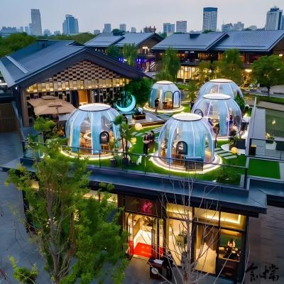China Customized Glamping Polycarbonate Dome Bubble Tent Ho Synchronous Rectification for sale
