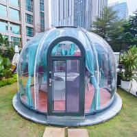 China Waterproof Transparent PC Dome Clear Bubble Tents FCC Approved for sale