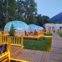 China Common Mode Rejection Round PC Aluminium See through Clear Bubble Tents Rohs Compliant for sale
