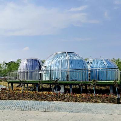 China PC Aluminium Tent Outdoor Electrostatic Discharge Protection Clear Bubble Tents for sale